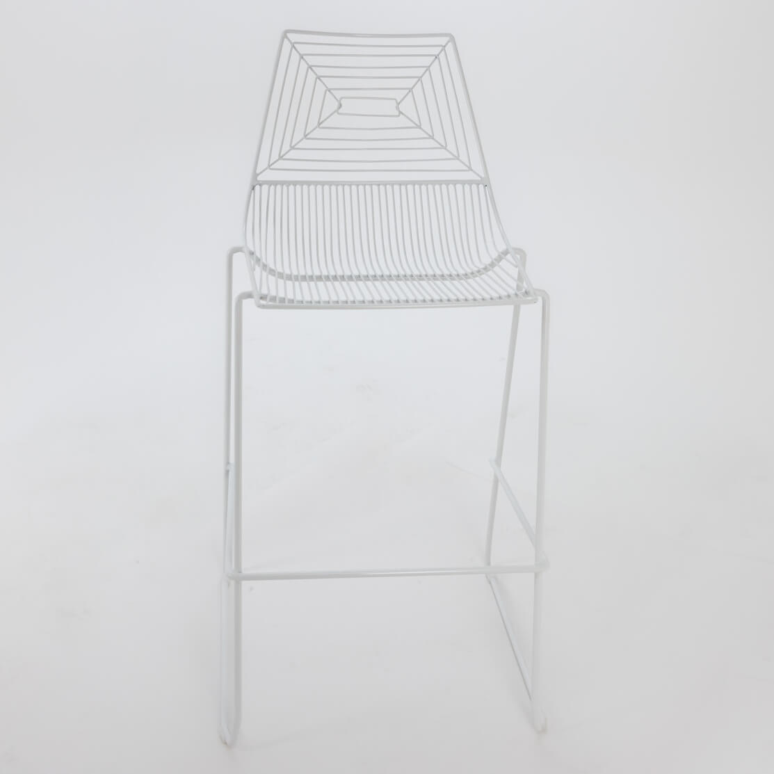 Wire Barstool, White | Town & Country Event Rentals