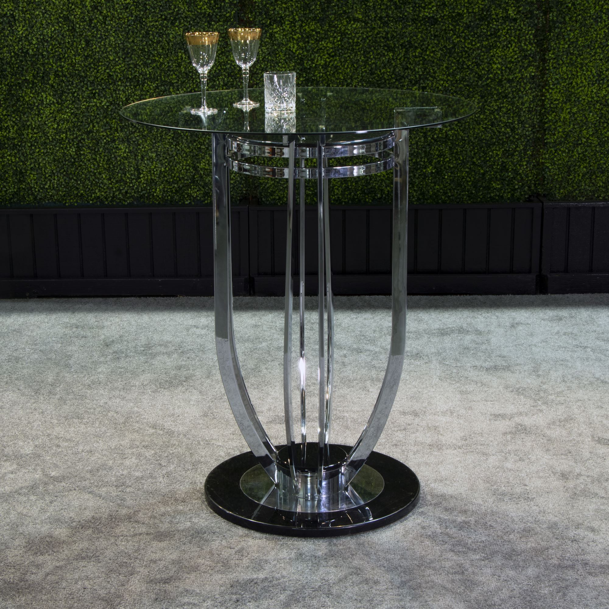 Art Deco Moderne Stand Up Table | Town & Country Event Rentals