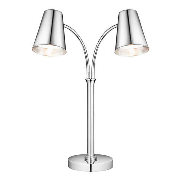 Modern Chrome Dual Heat Lamp | Town & Country Event Rentals