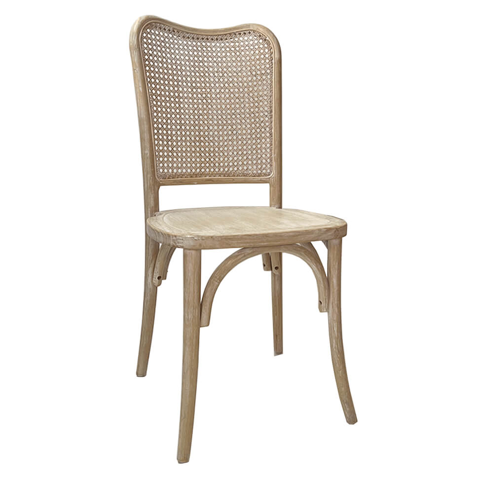 Inez Chair, Stonewash | Town & Country Event Rentals