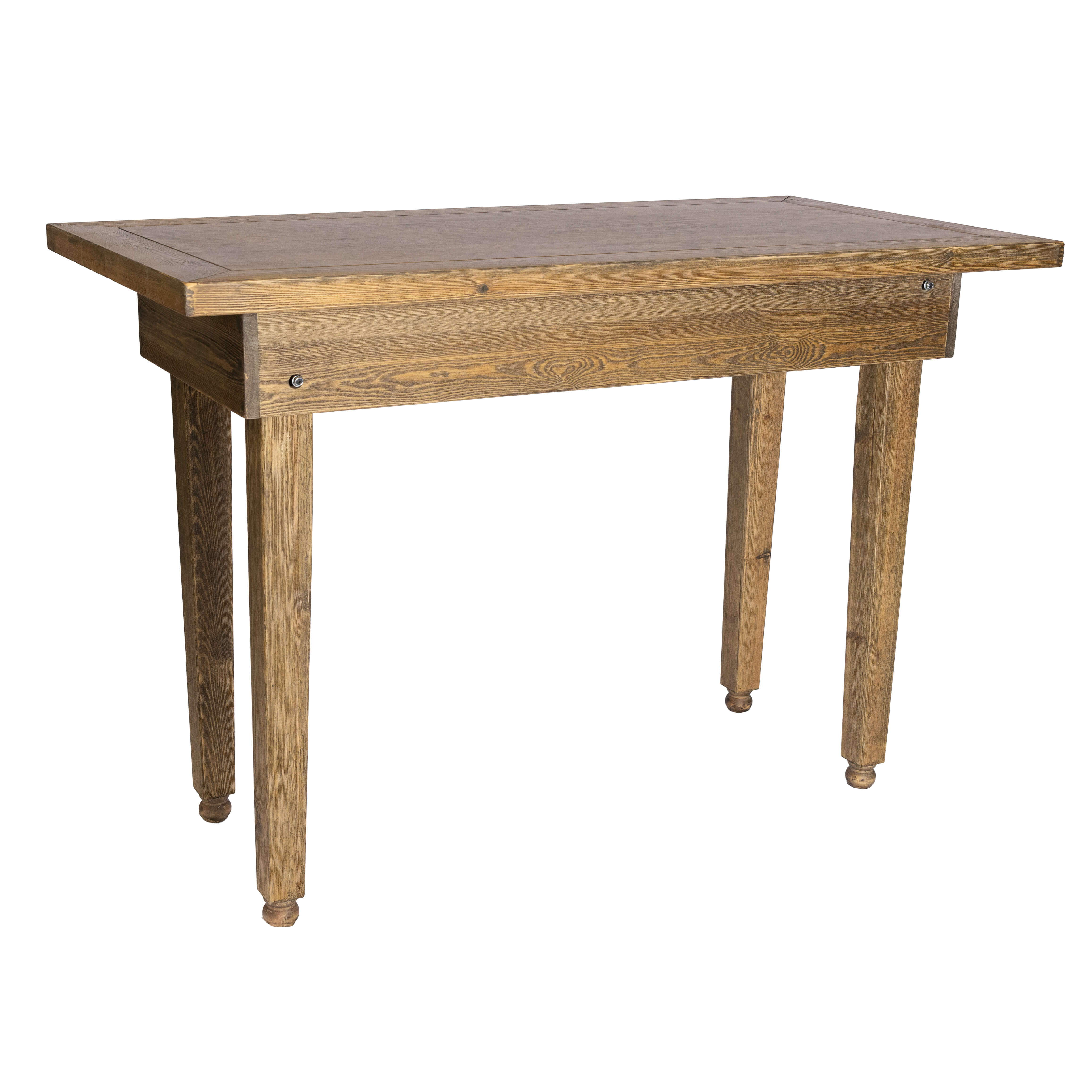 Palermo Pub Table, Antique Driftwood | Town & Country Event Rentals