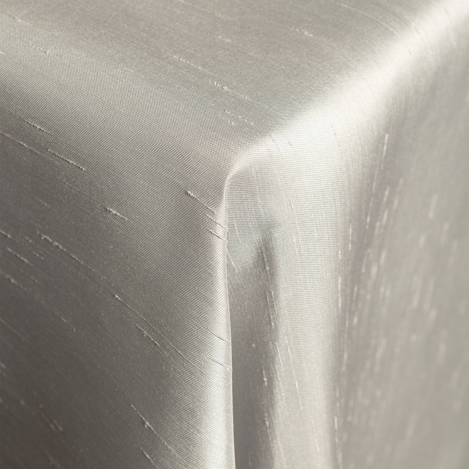 Shantung, Silver | Town & Country Event Rentals