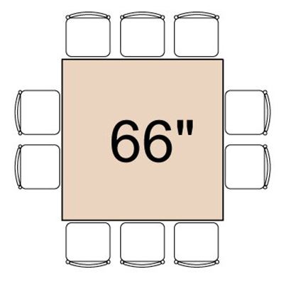 66" Square | Town & Country Event Rentals