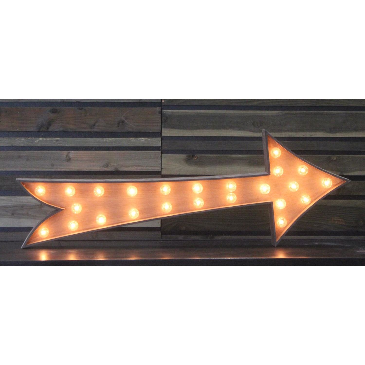Edison Marquee Symbol - "Arrow" | Town & Country Event Rentals