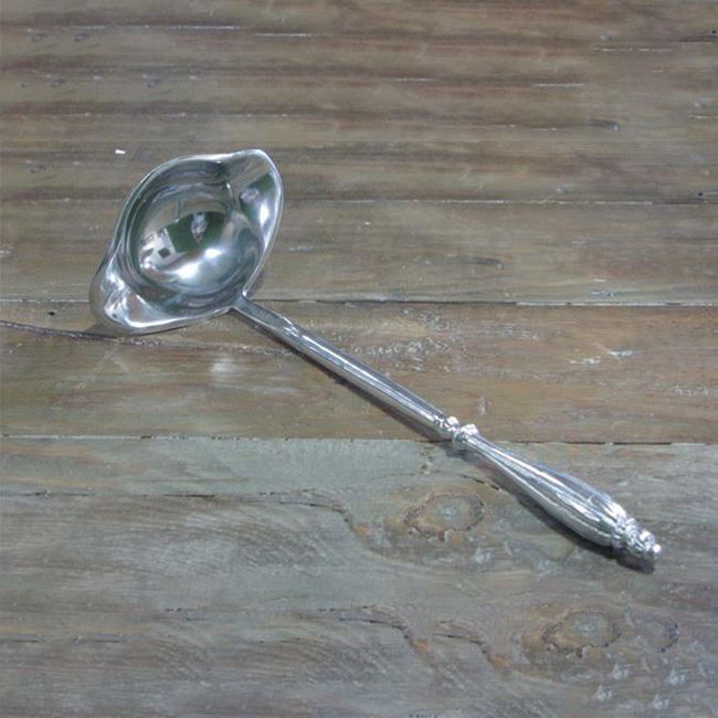 Aluminum Ribbed Ladle | Town & Country Event Rentals