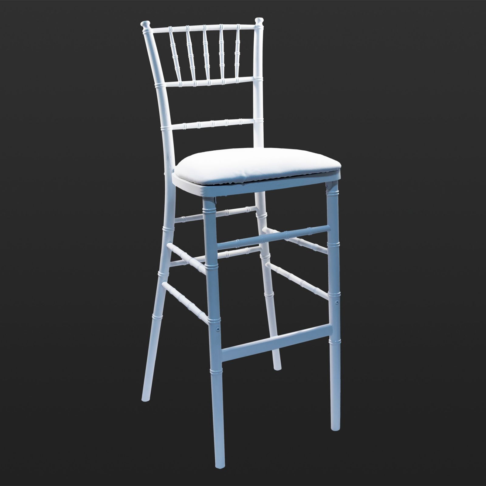 White Chiavari Bar Stool | Town & Country Event Rentals