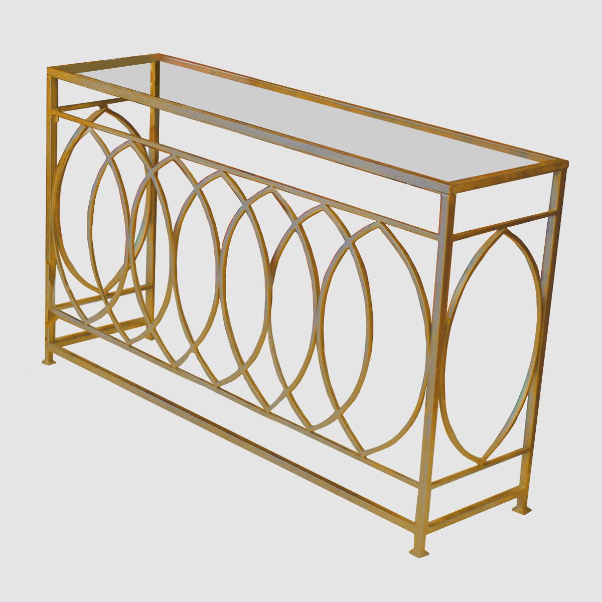 Tangier Gold Console Table | Town & Country Event Rentals